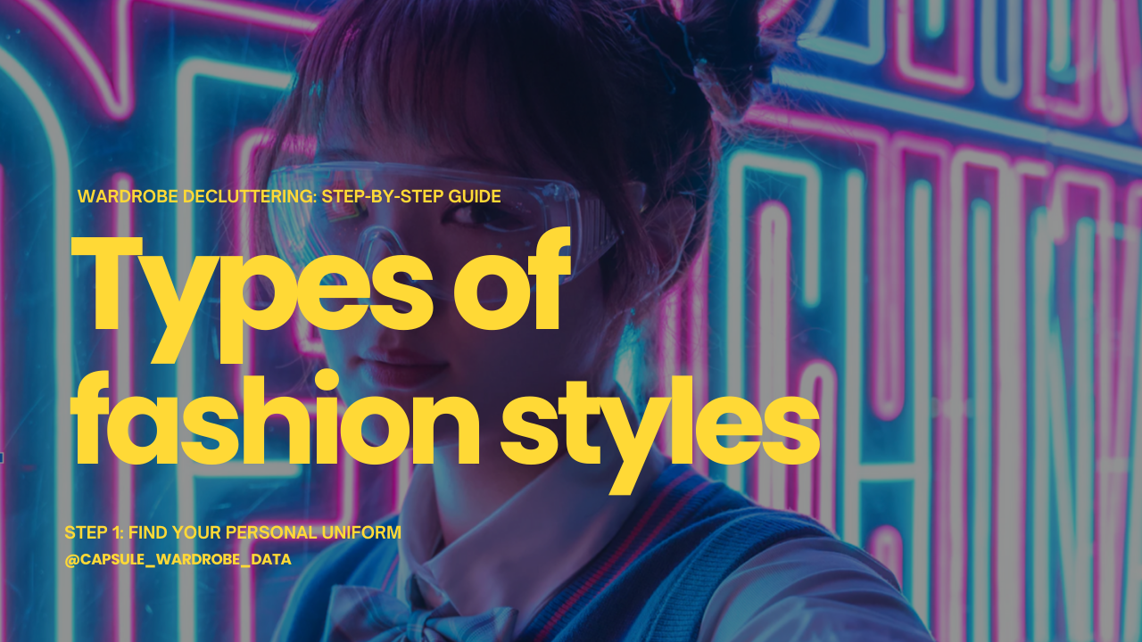 Types of fashion styles — Capsule Wardrobe Data