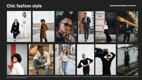 Types of fashion styles — Capsule Wardrobe Data