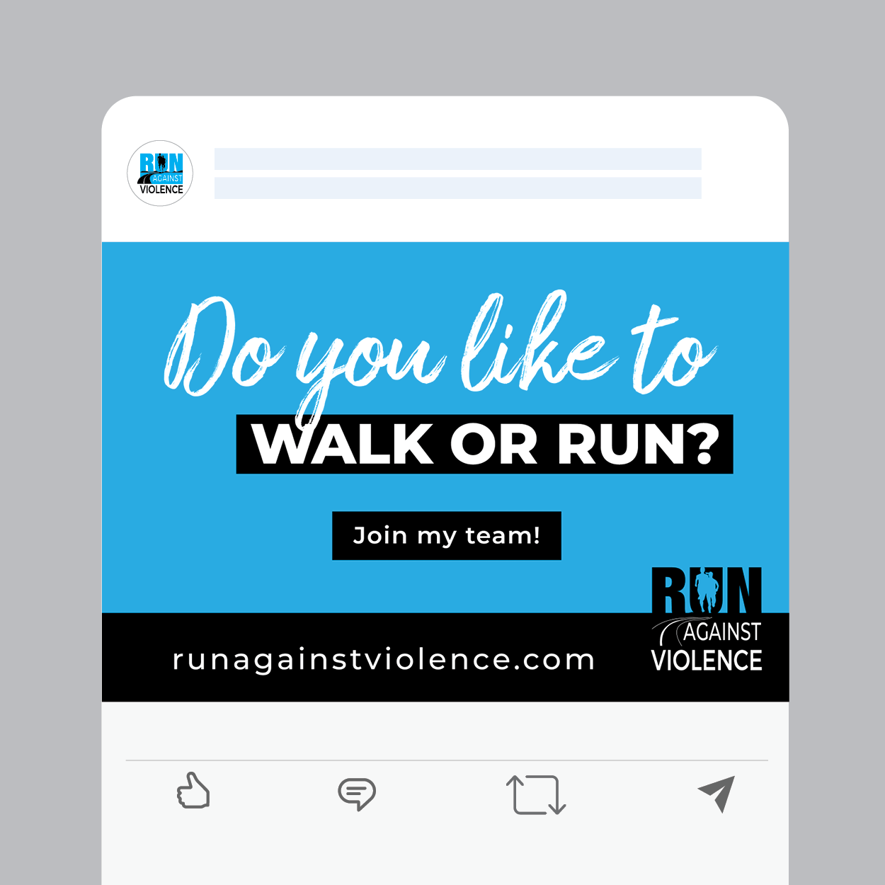 Spread The Word — Run Against Violence