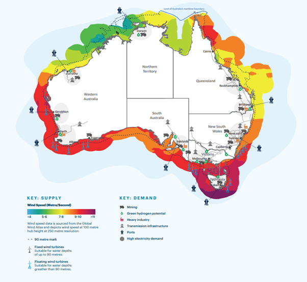 Australia | First six offshore wind zones unveiled | Energy Central