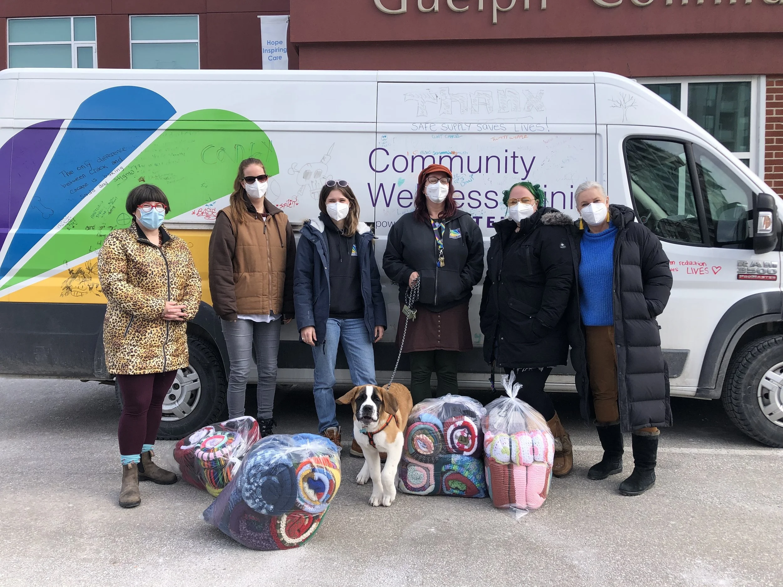 A Giant Wooly Hug from the Community — Art Not Shame