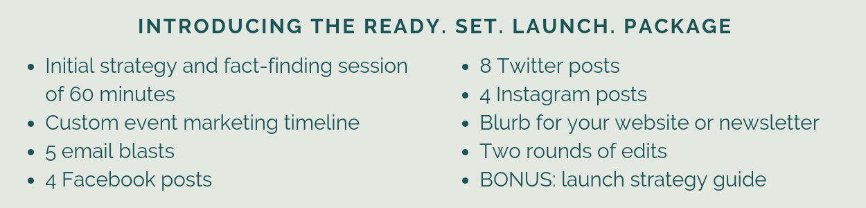 Launch Package — Signify I Marketing for Nonprofits and Social Enterprises