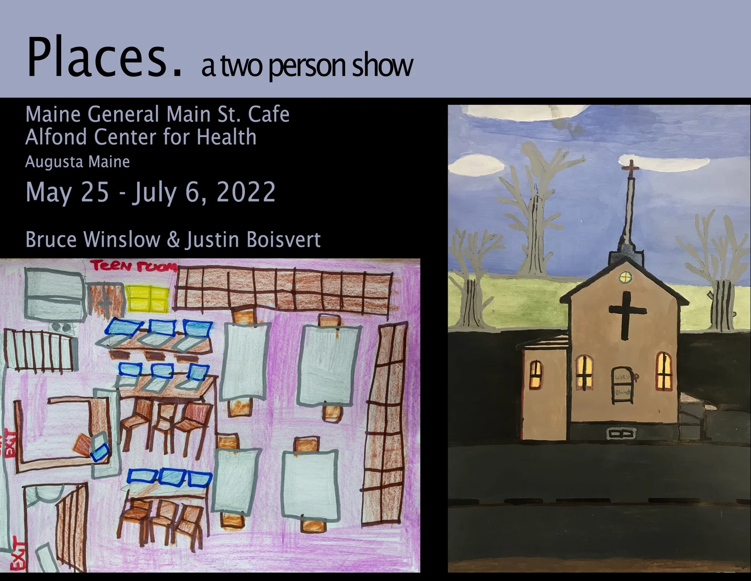 Places. A Two Person Show 2022 — Spindleworks