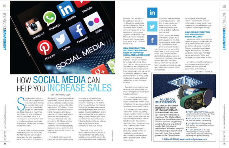 Industrial Supply Magazine Article by Tim Rasmussen: How Social Media ...