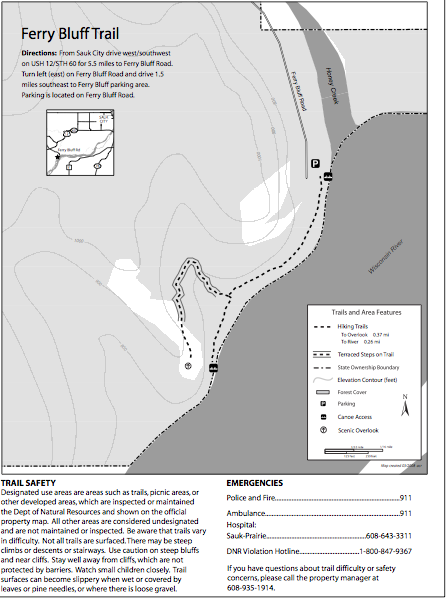 Ferry Bluff State Natural Area a Sweet Spot for Hikers and Paddlers