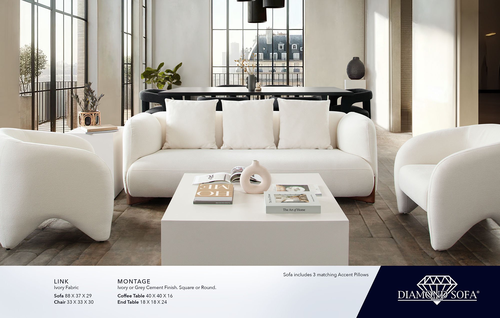 Living Room — Diamond Sofa