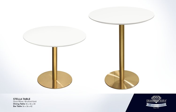 Stella Dining and Bar Table — Diamond Sofa