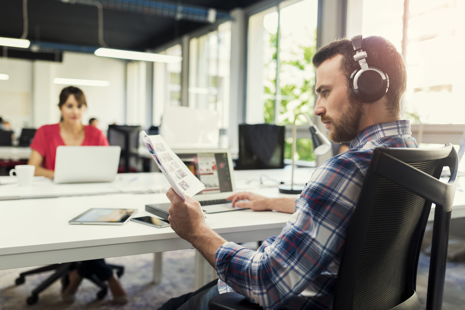 Listening To Music While Working