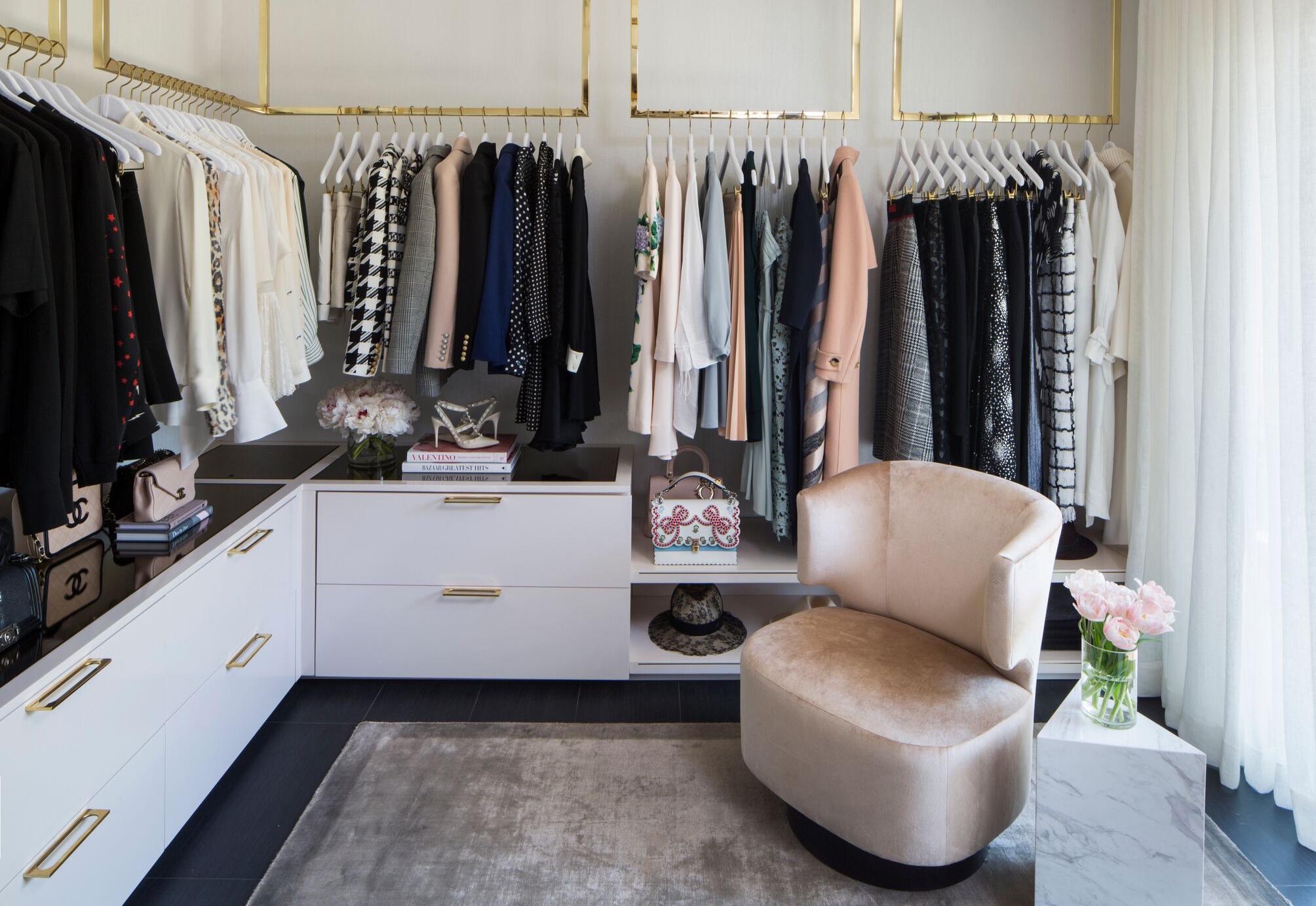 CREATIVE CLOSET RODS — LA CLOSET DESIGN
