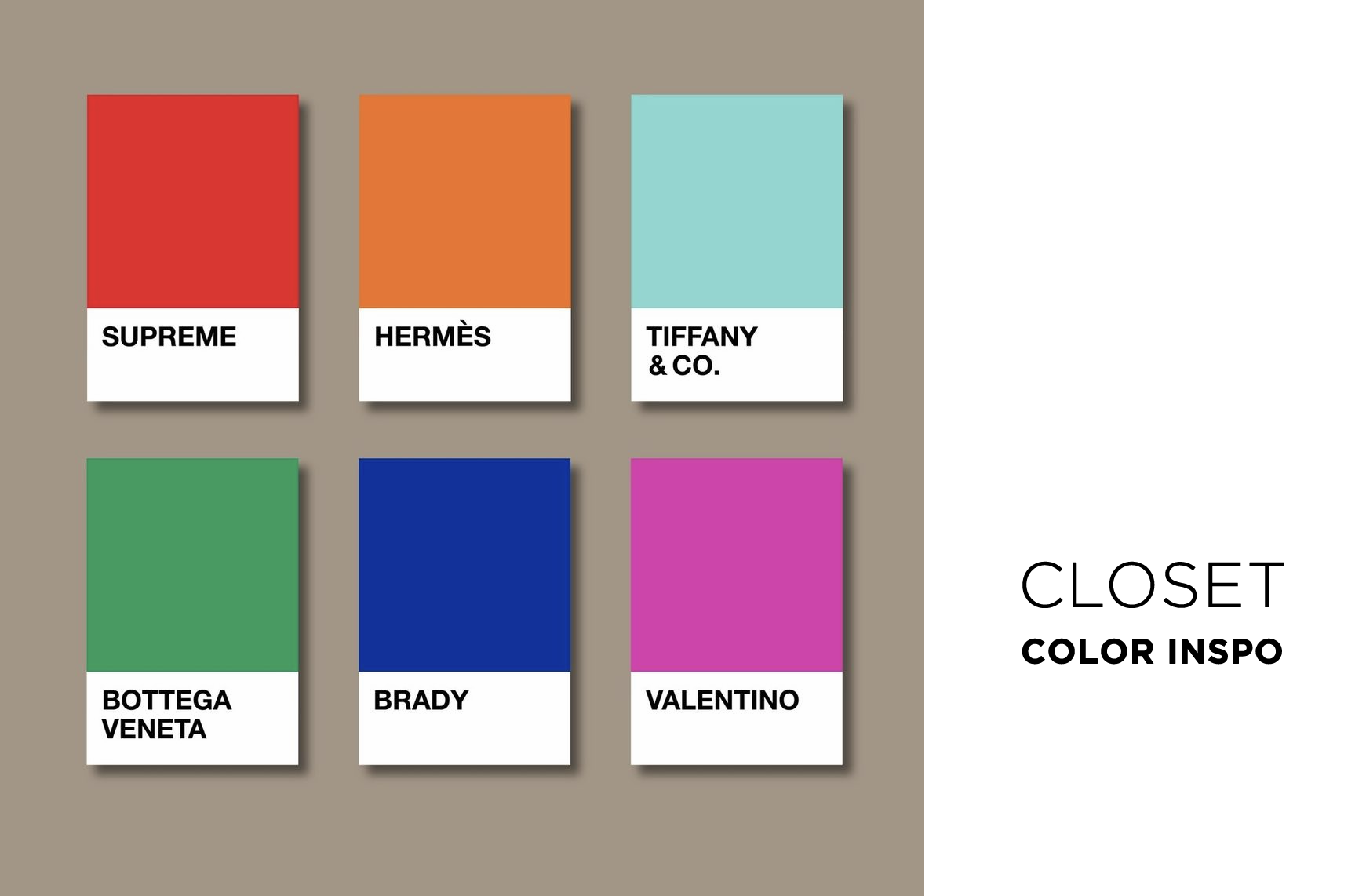 PANTONE BLOG LA CLOSET DESIGN PANTONE BLOG LA CLOSET DESIGN