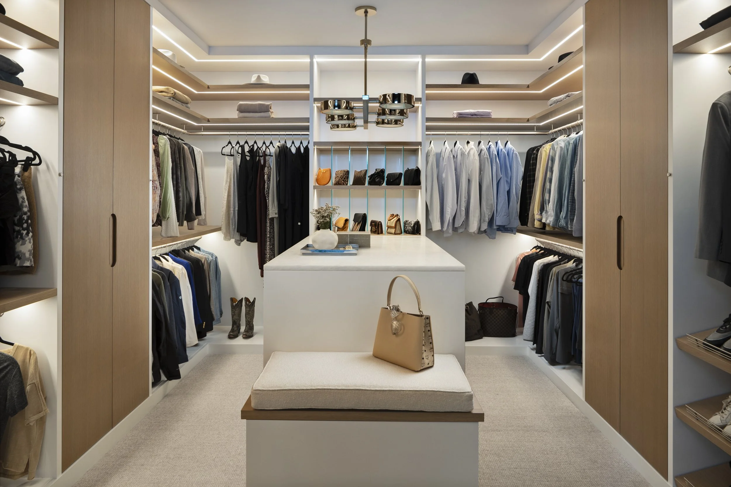 DESIGNING A SHARED CLOSET — LA CLOSET DESIGN