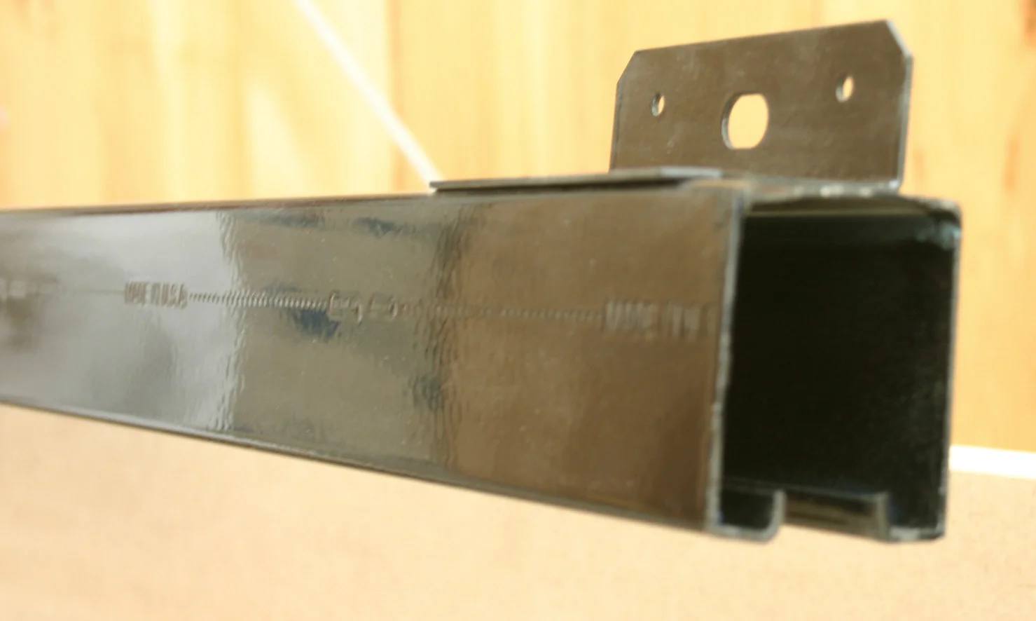 Steel Track - Black Powder Coated — Barn Depot