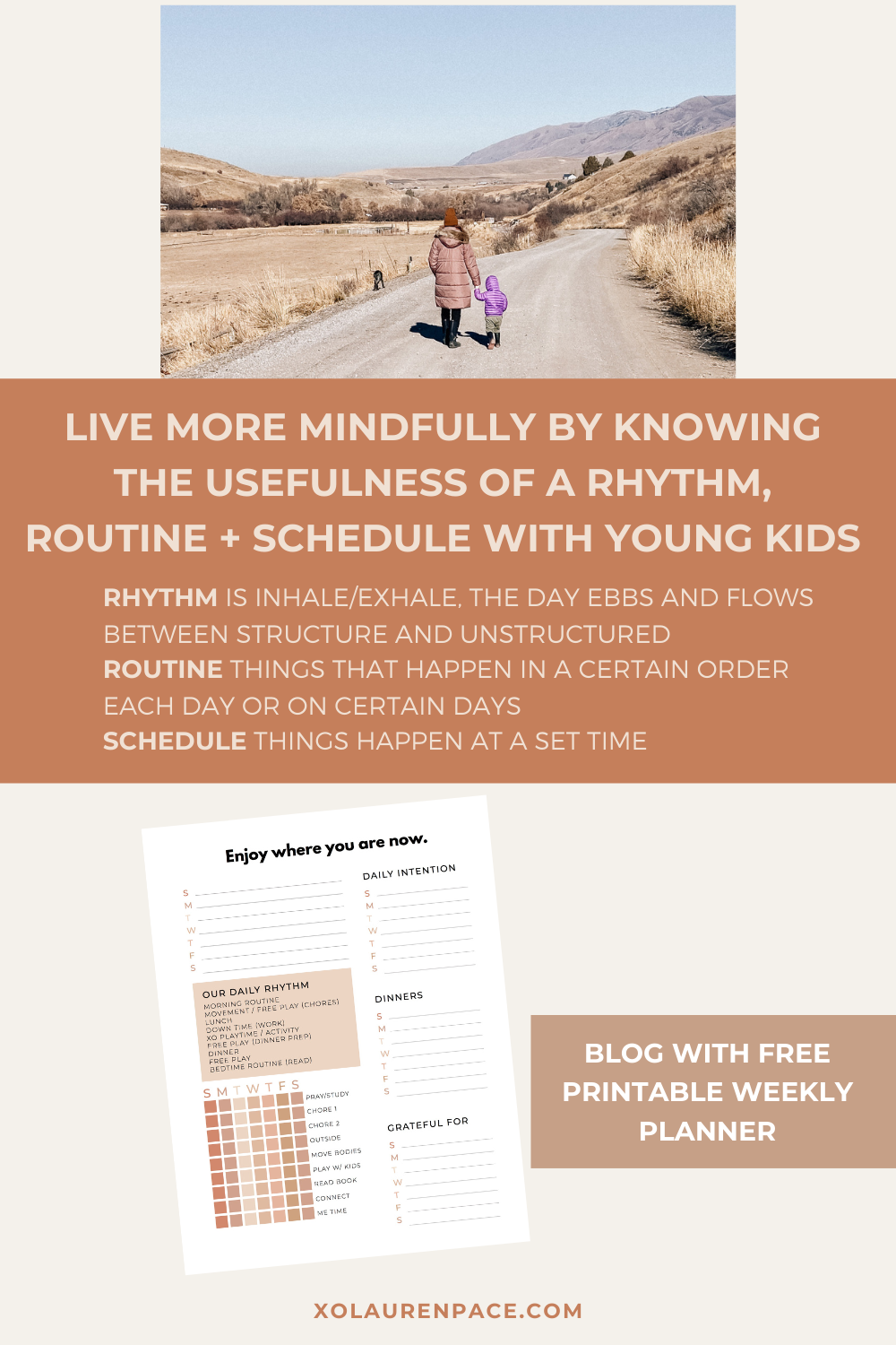 Living mindfully with rhythms, routines and schedules — Rising Motherhood