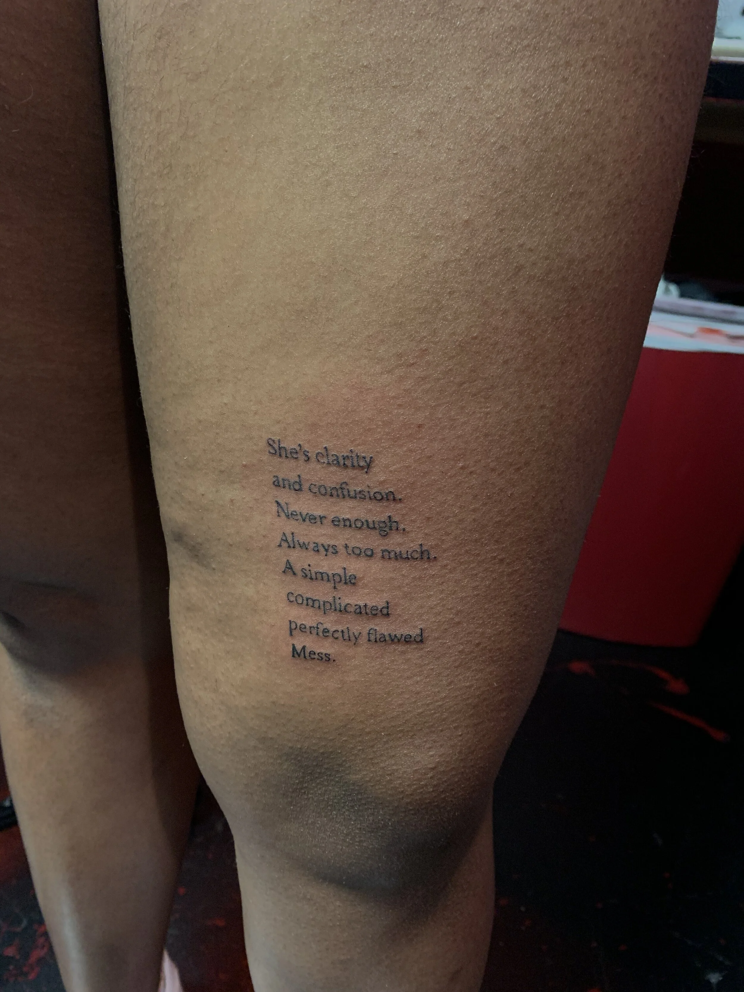 Perfectly Flawed Tattoo