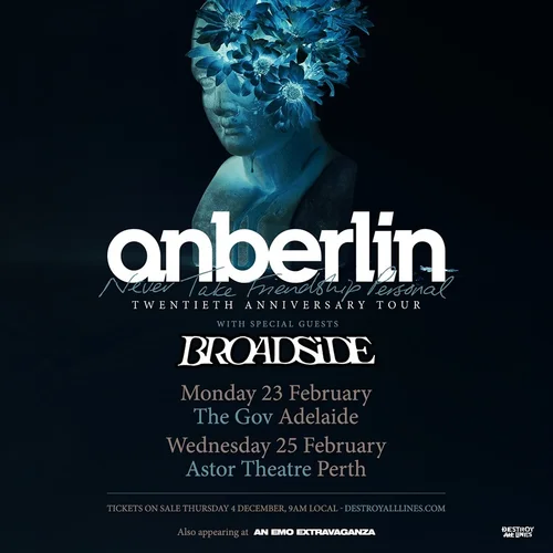 Anberlin – Australian Tour 2026