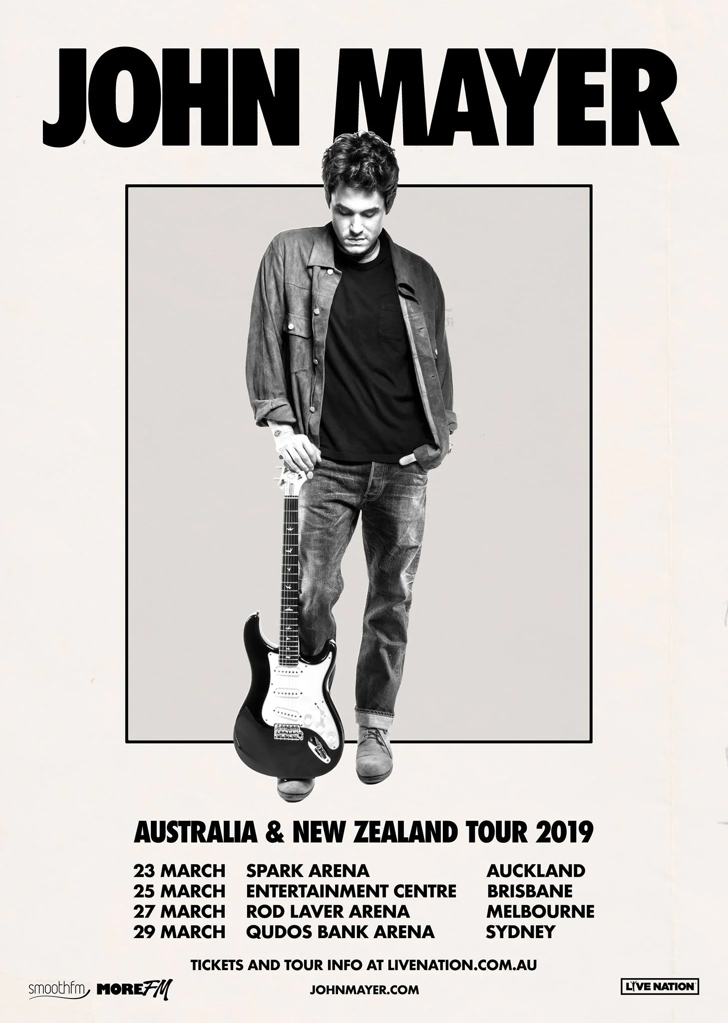 JOHN MAYER ANNOUNCES 2019 AUSTRALIAN TOUR DATES