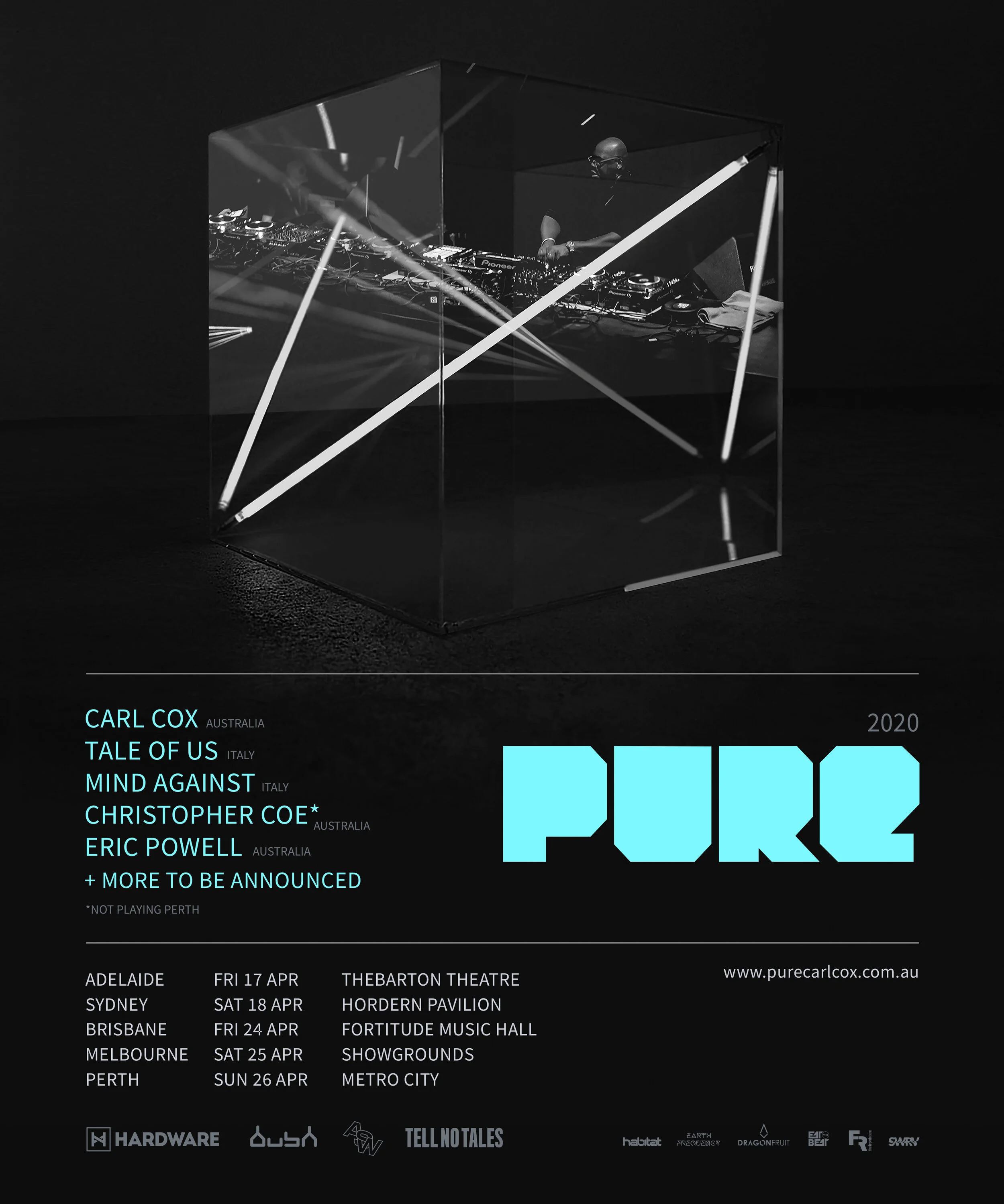 PURE 2020 AUSTRALIAN TOUR LINEUP ANNOUNCED