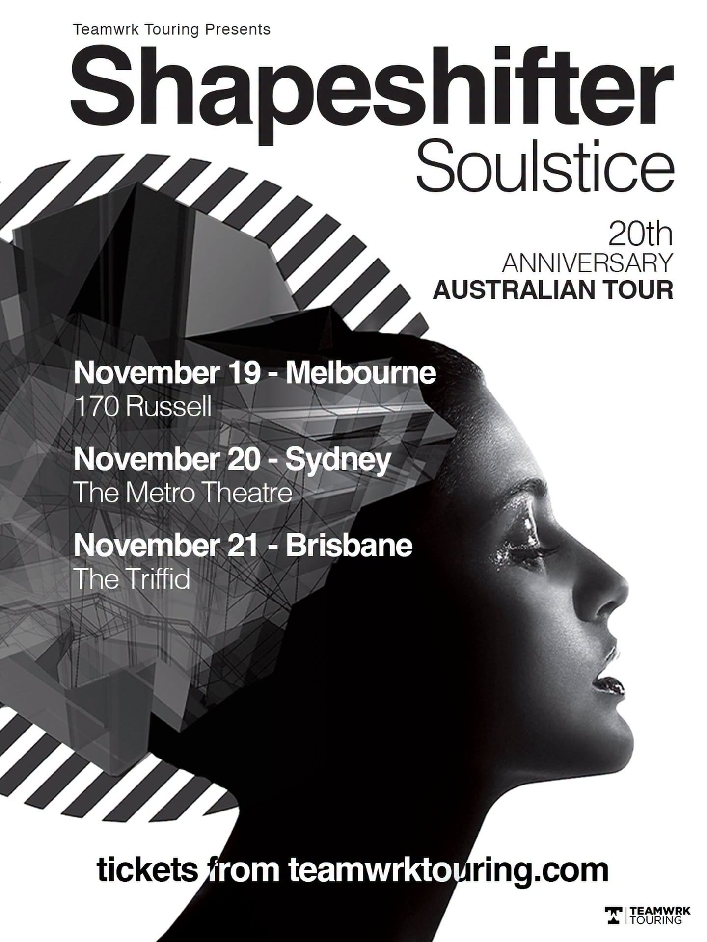 Shapeshifter – Soulstice 20th Anniversary Australian Tour 2026