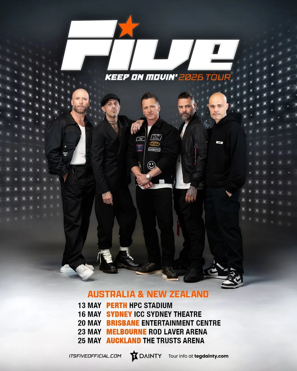 Five – Keep On Movin’ Australian Tour 2026