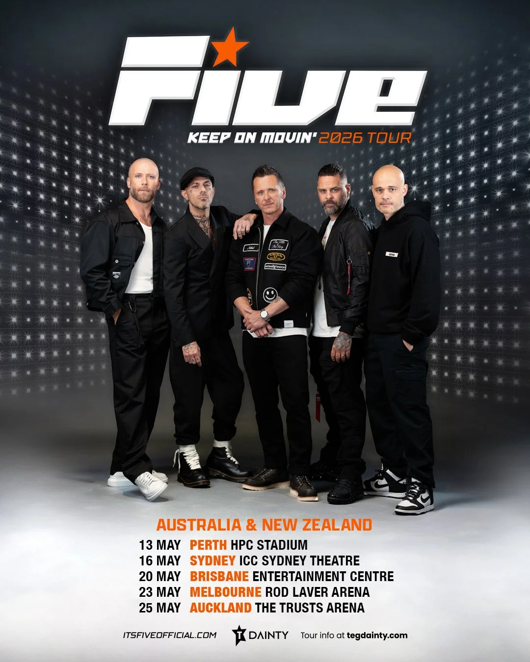 Five – Keep On Movin’ Australian Tour 2026