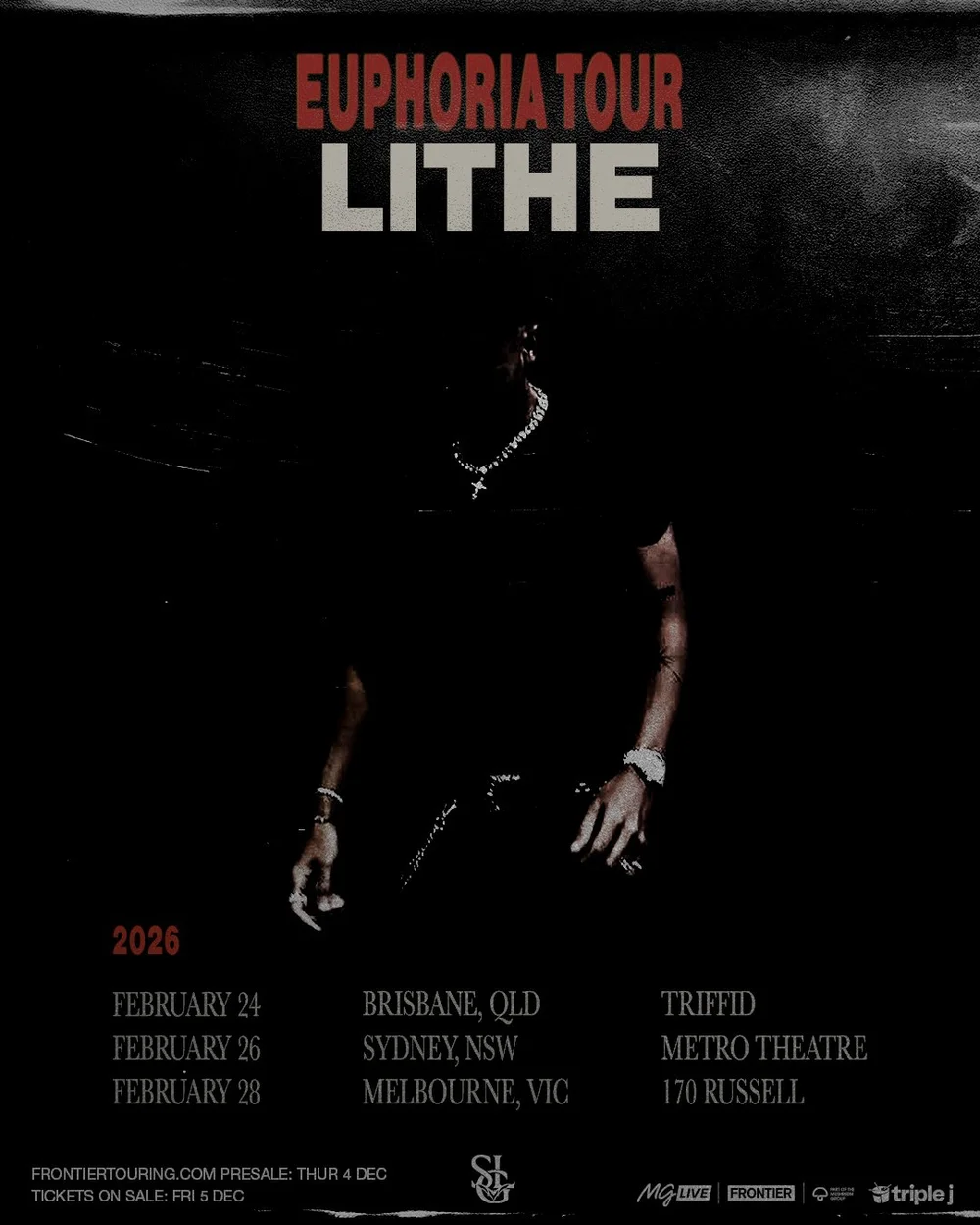 Lithe Euphoria Tour Australia 2026