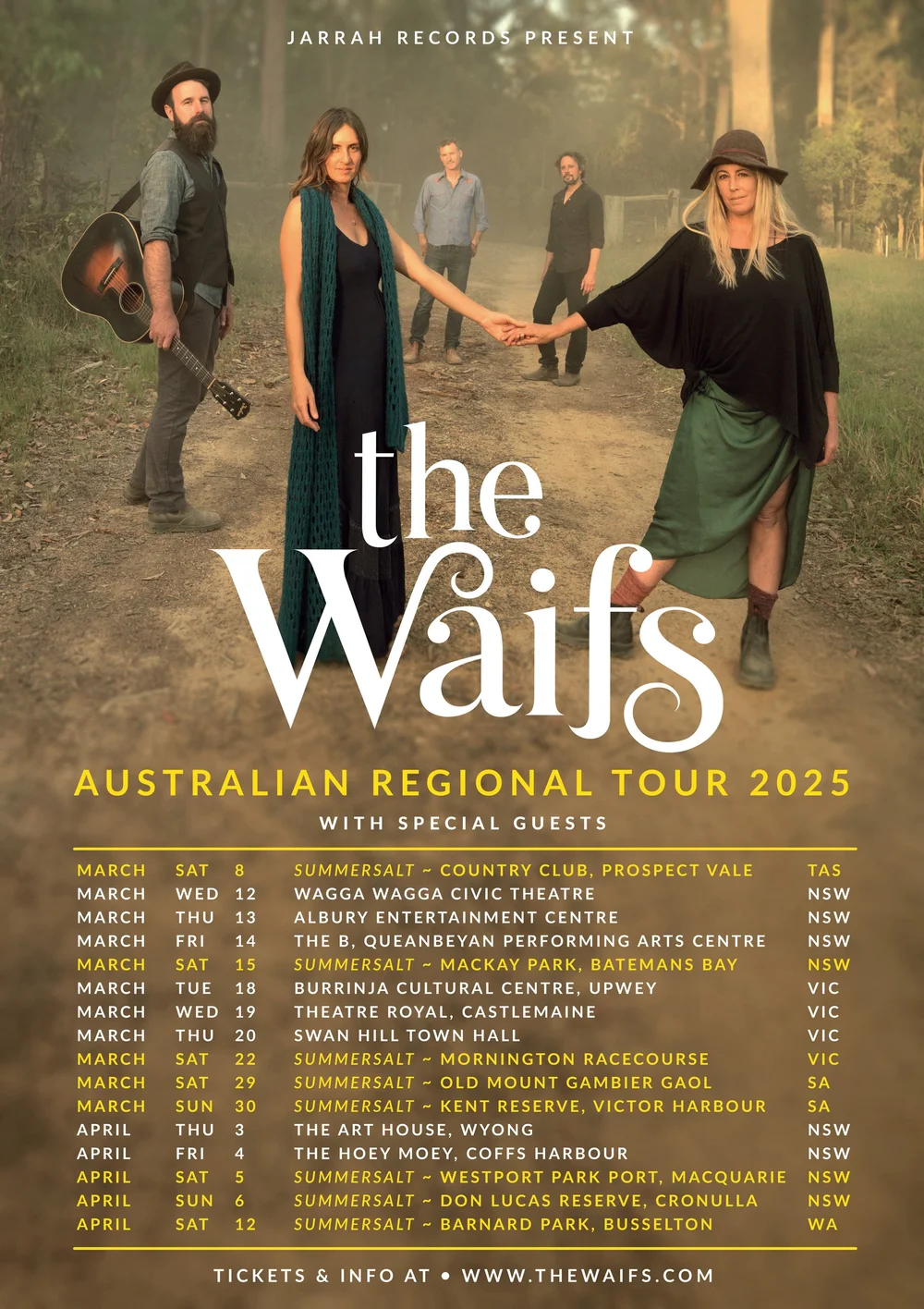 The Waifs Australian Regional Tour 2025