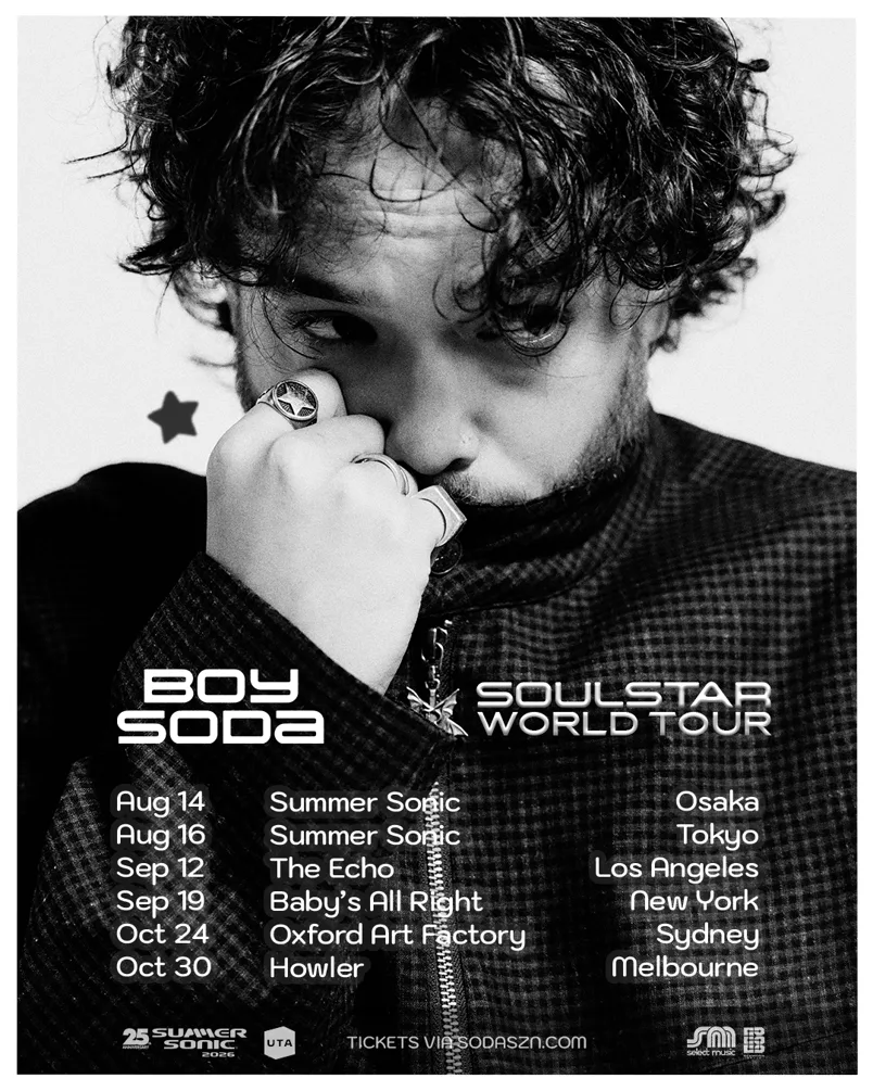 BOY SODA - Australia Tour 2026