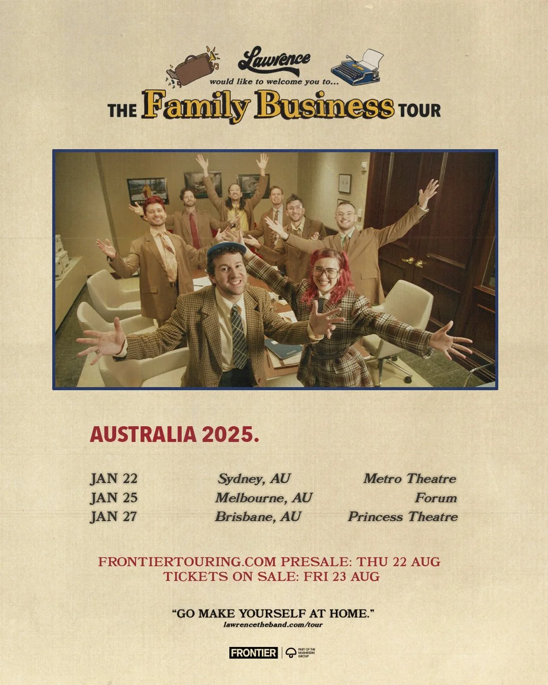 Lawrence (US): pop-soul band announce The Family Business Tour with ...