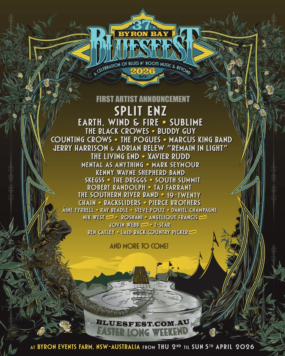 37th Byron Bay Bluesfest Festival 2026