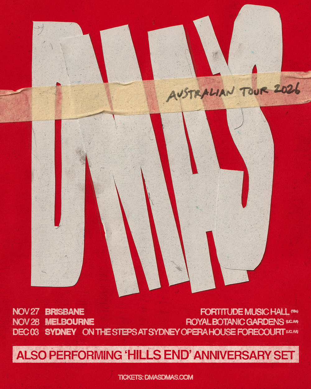 DMA’S – Australian Tour 2026