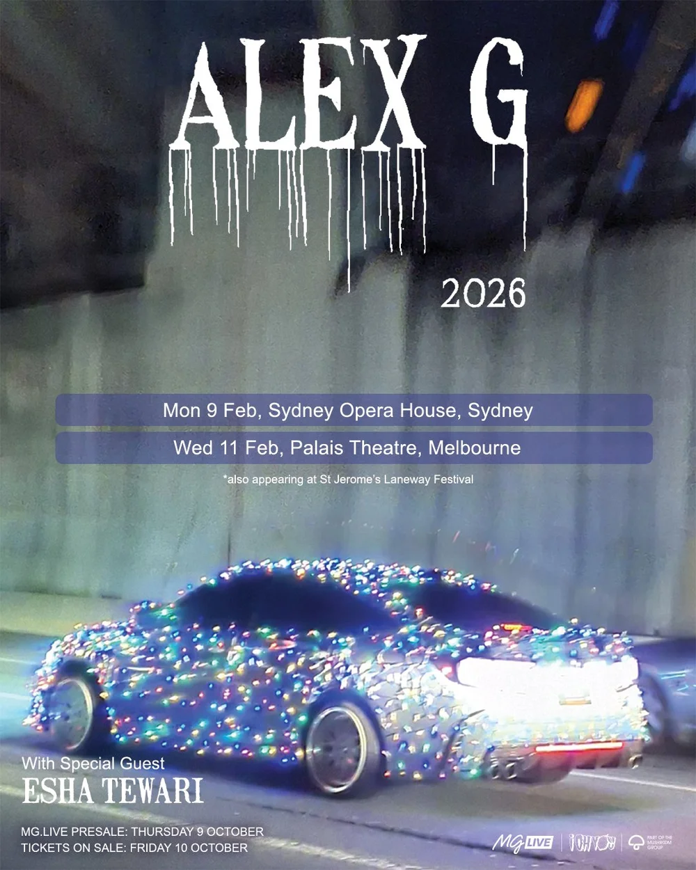 Alex G – Australian Tour 2026