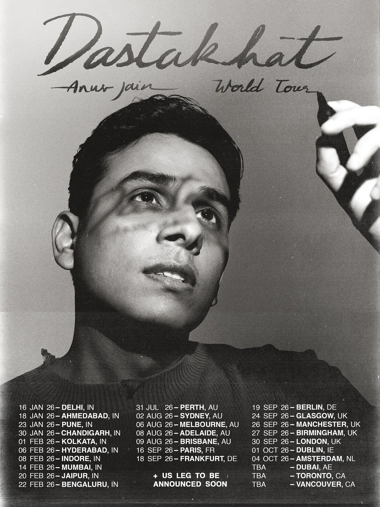 Anuv Jain – Australian Tour Dates 2026