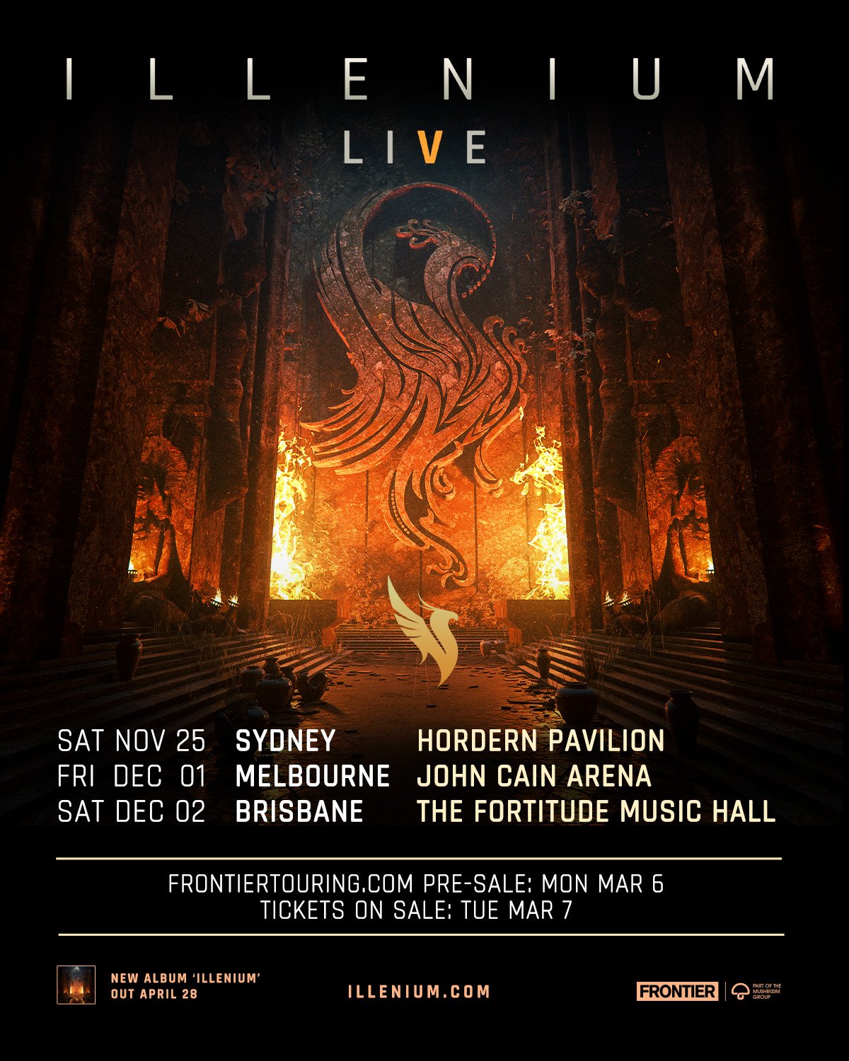 ILLENIUM (USA) ANNOUNCES EAST COAST ‘ILLENIUM LIVE’ TOUR ILLENIUM (USA) ANNOUNCES EAST COAST ‘ILLENIUM LIVE’ TOUR