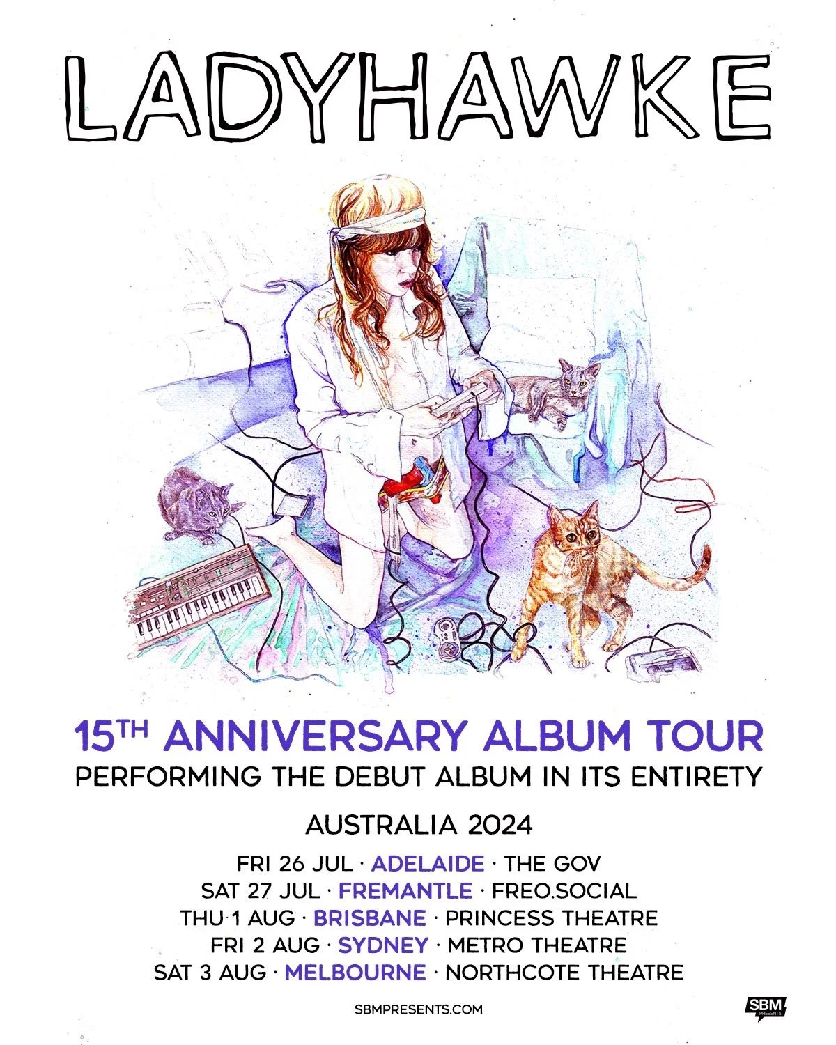 LADYHAWKE ANNOUNCES DEBUT ALBUM 15TH ANNIVERSARY AUSTRALIAN TOUR!