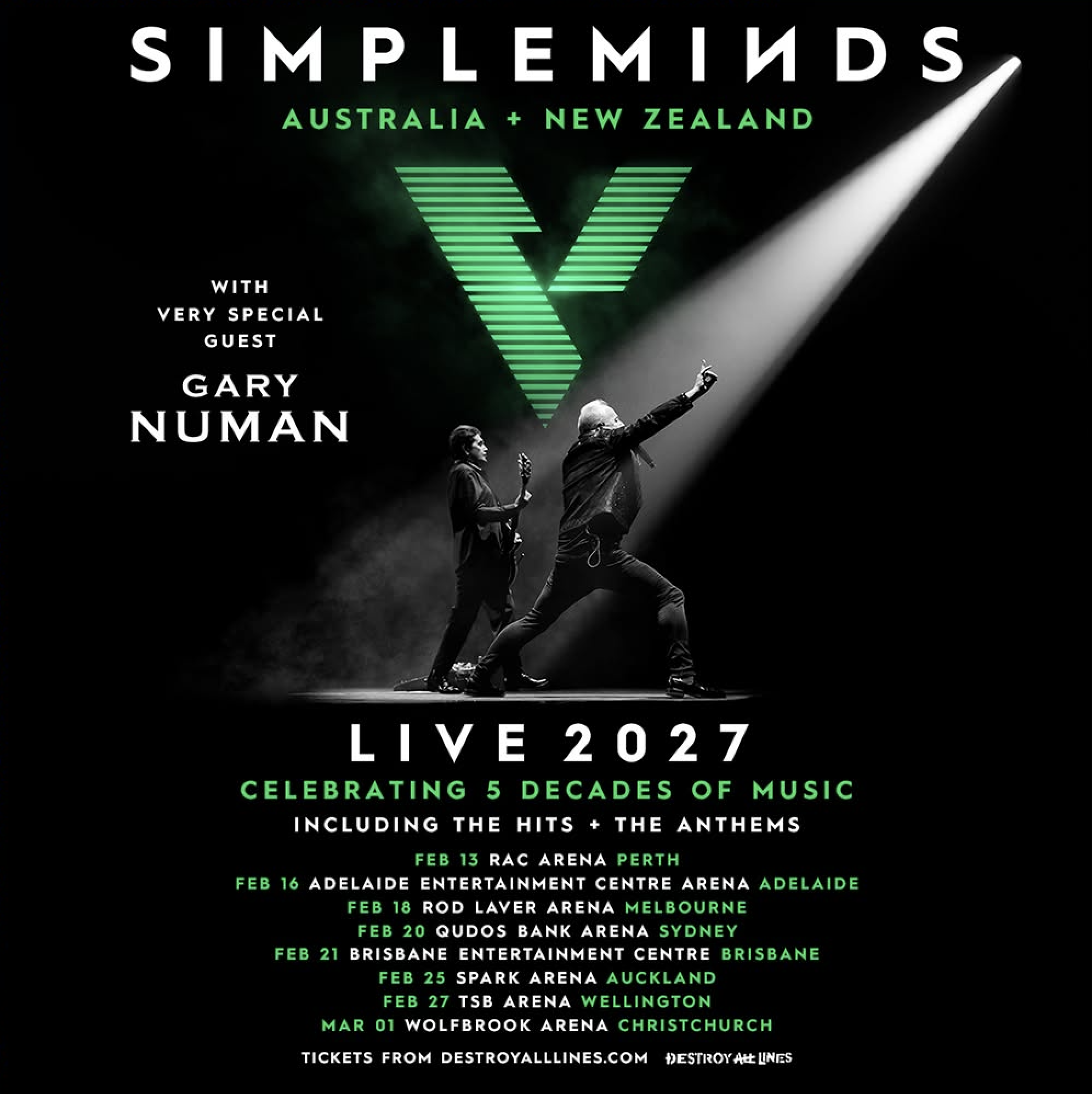 Simple Minds - Australian Tour 2027