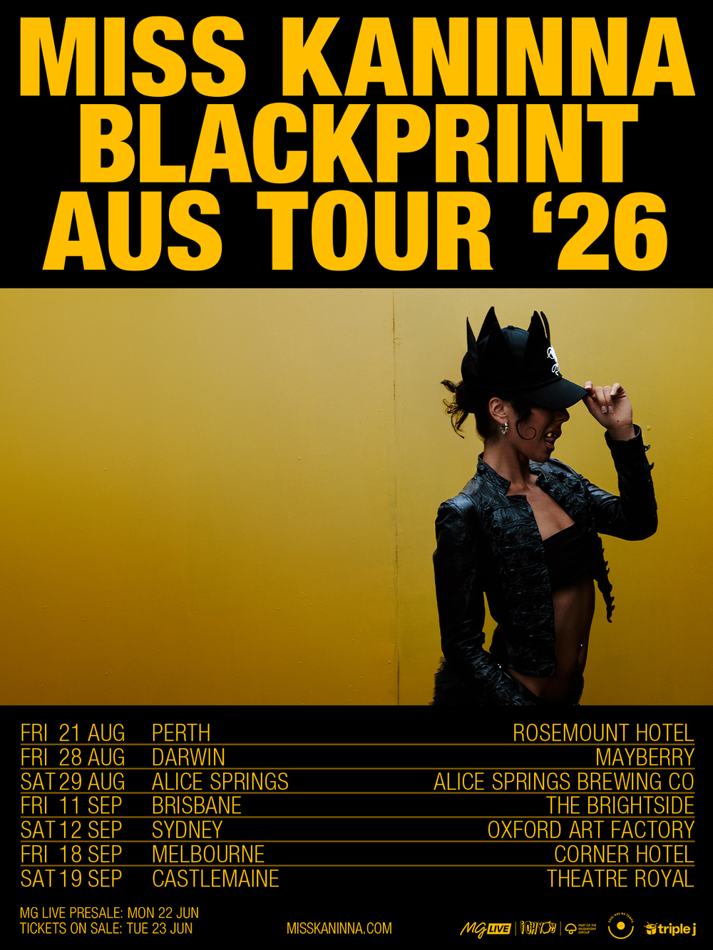 Miss Kaninna - Australian Tour 2026