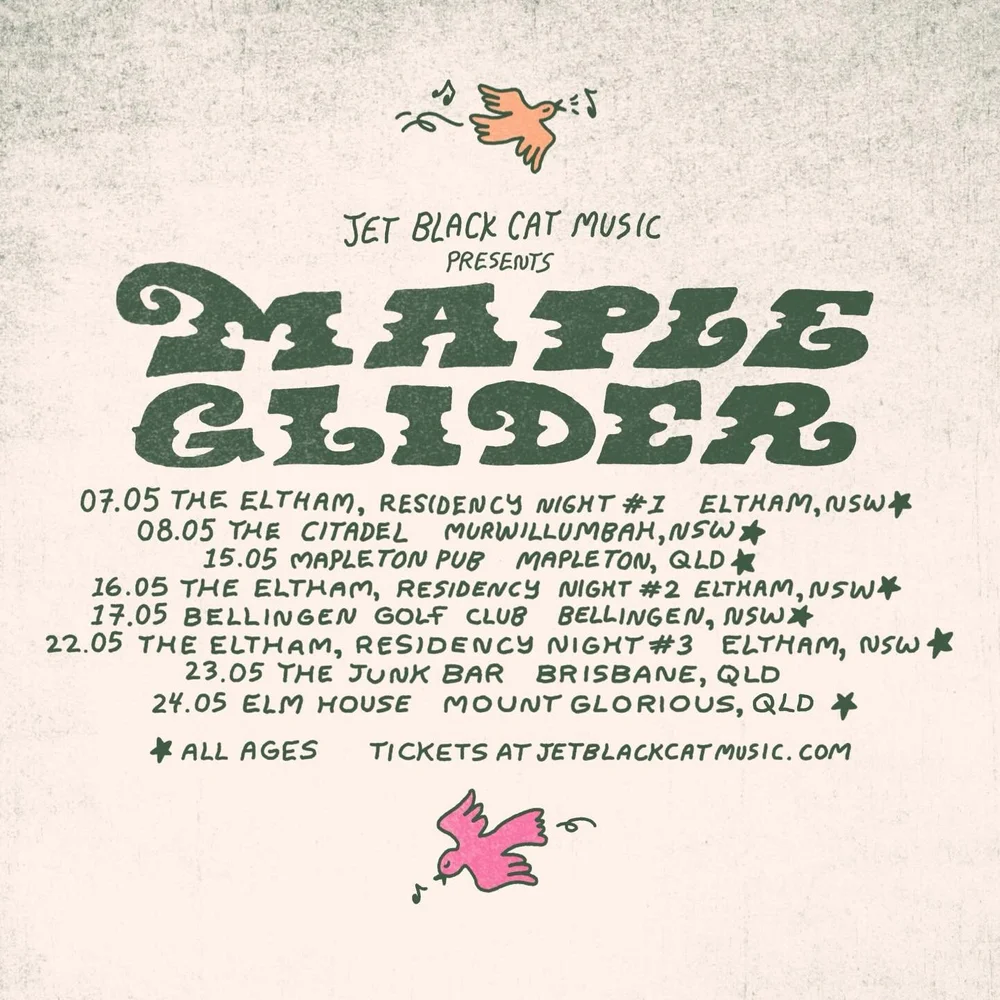 Maple Glider – Australian Tour Dates 2026