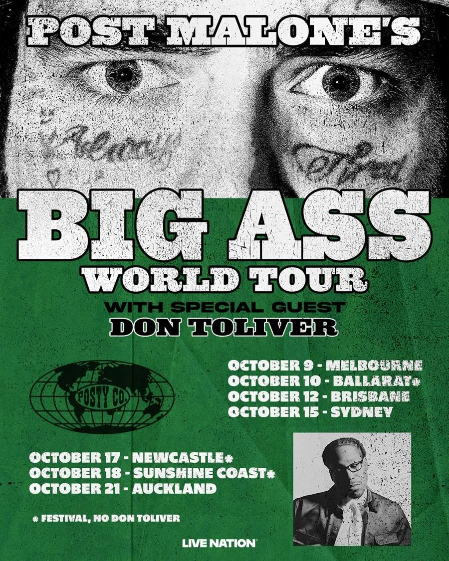 Post Malone – Big Ass Australian Tour 2026