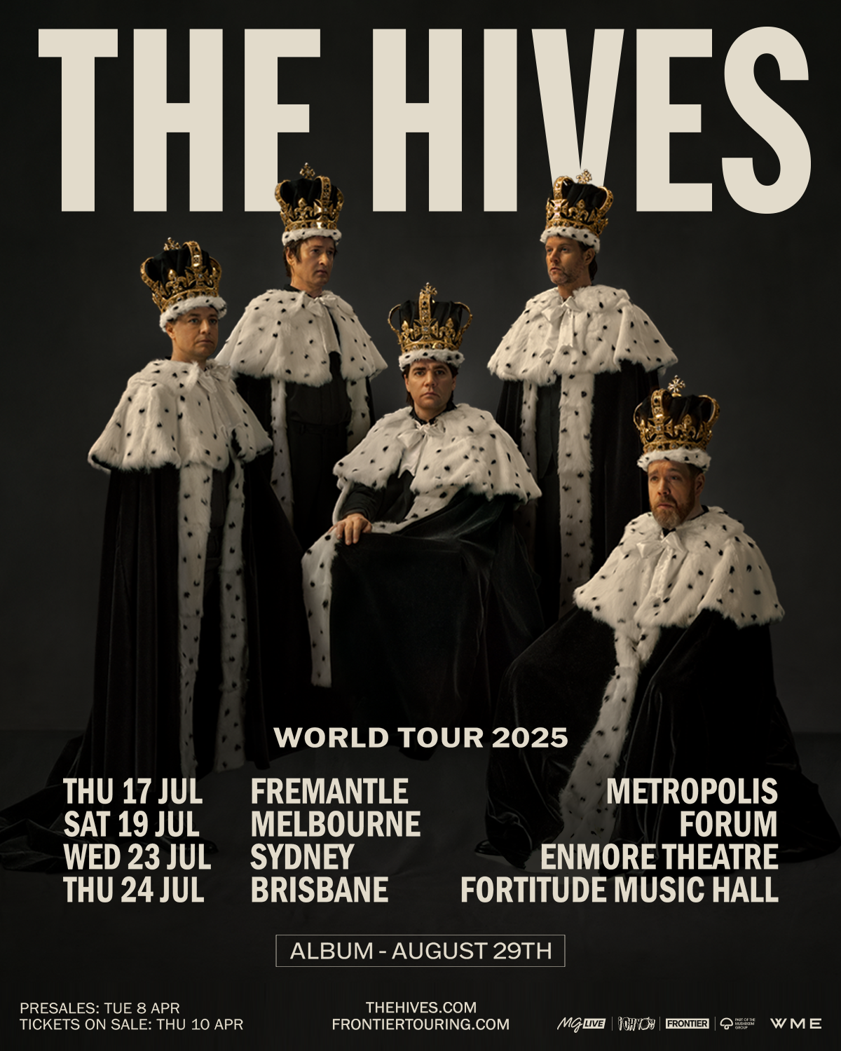 The Hives - Australian Tour 2025