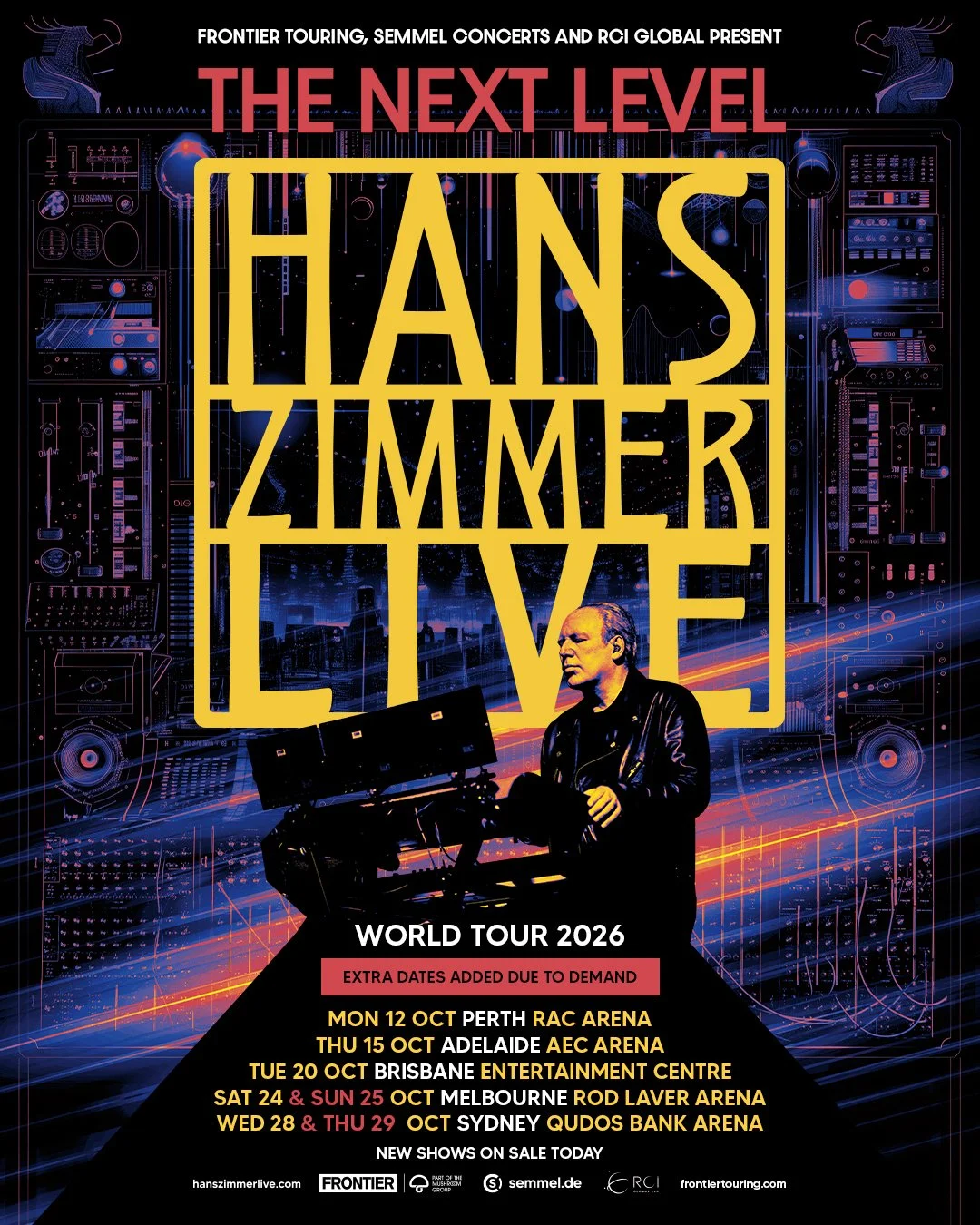 Hans Zimmer Live – The Next Level Australian Tour 2026