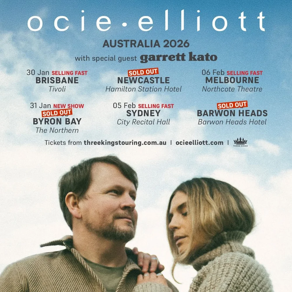 Ocie Elliott – Australian Tour 2026
