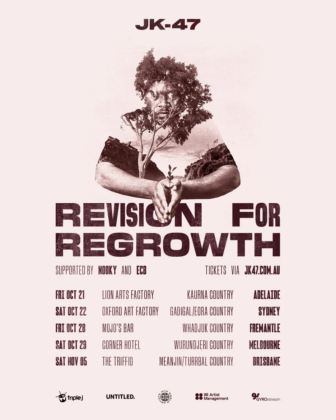 JK 47 Announces 2022 Australian Dates Of Revision For Regrowth Tour jk-47-announces-2022-australian-dates-of-revision-for-regrowth-tour