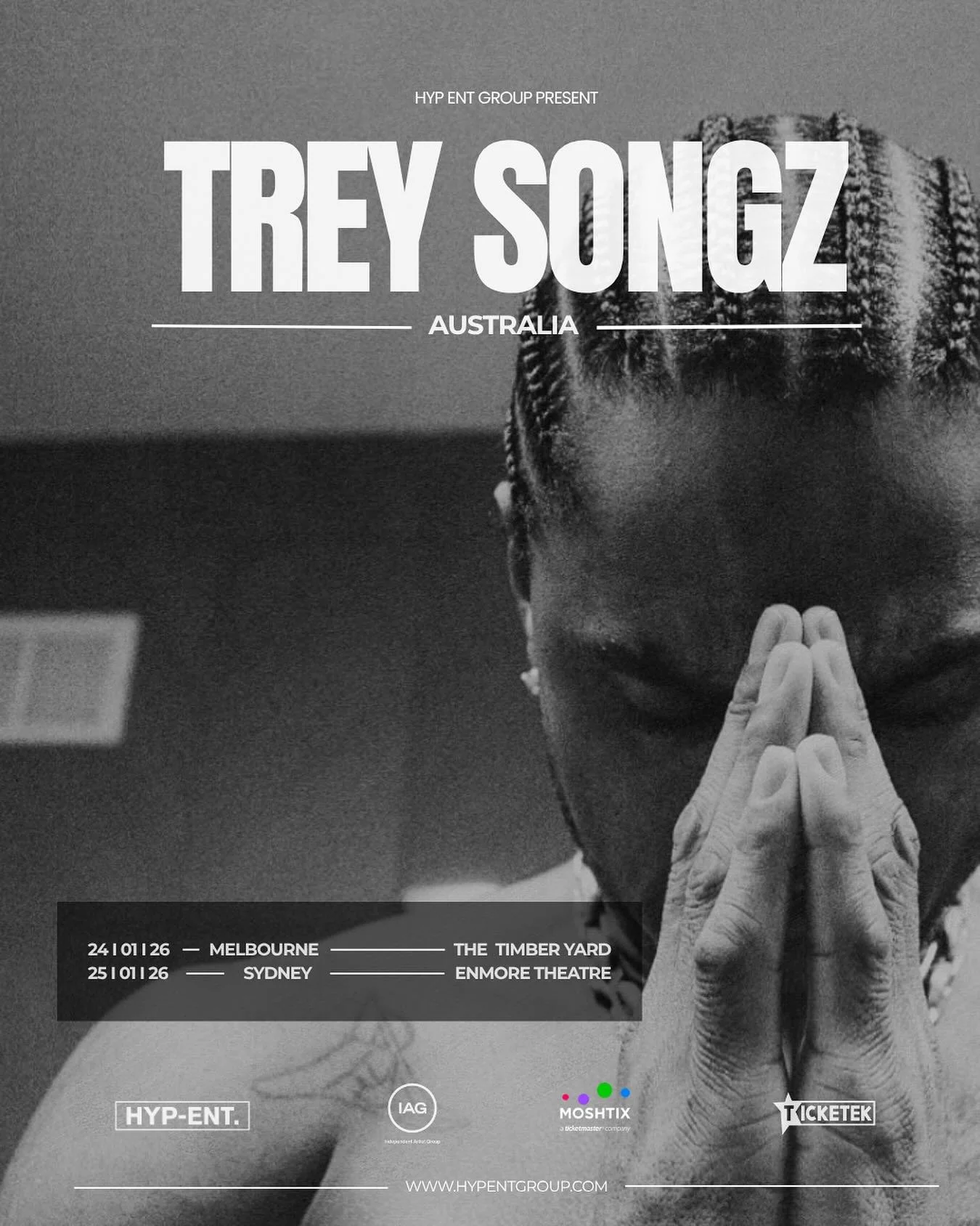 Trey Songz – Australia Tour 2026