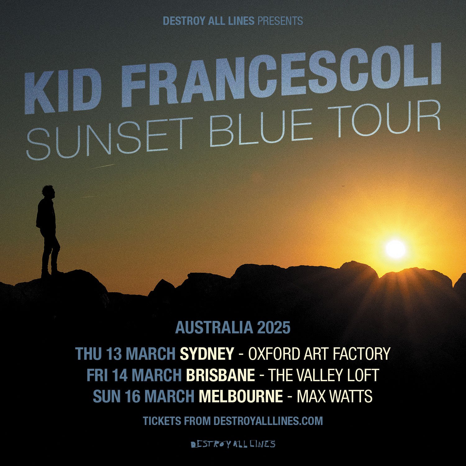 Kid Francescoli announces first ever Australian tour