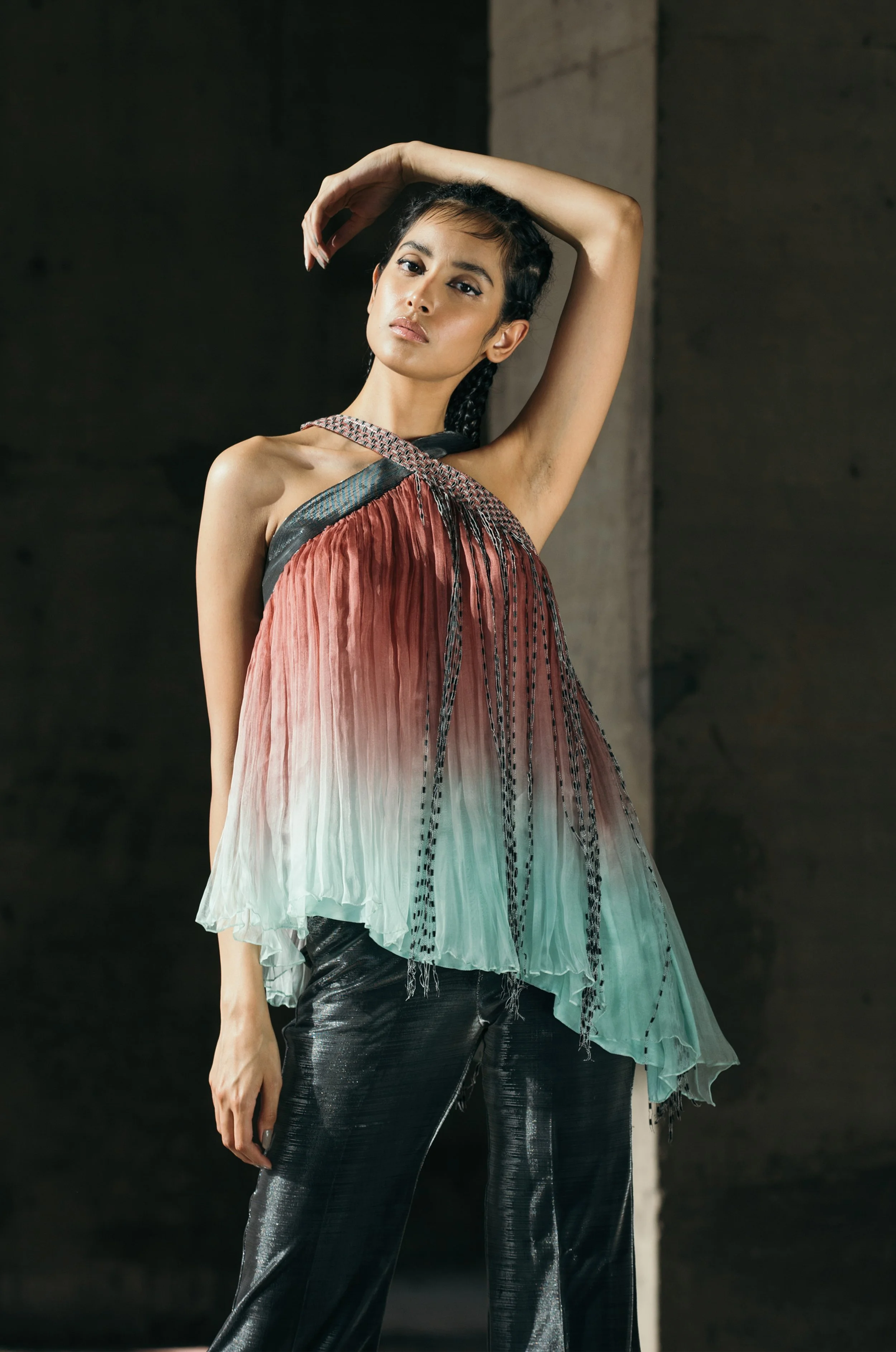 Gathered Halter Top — A K H L