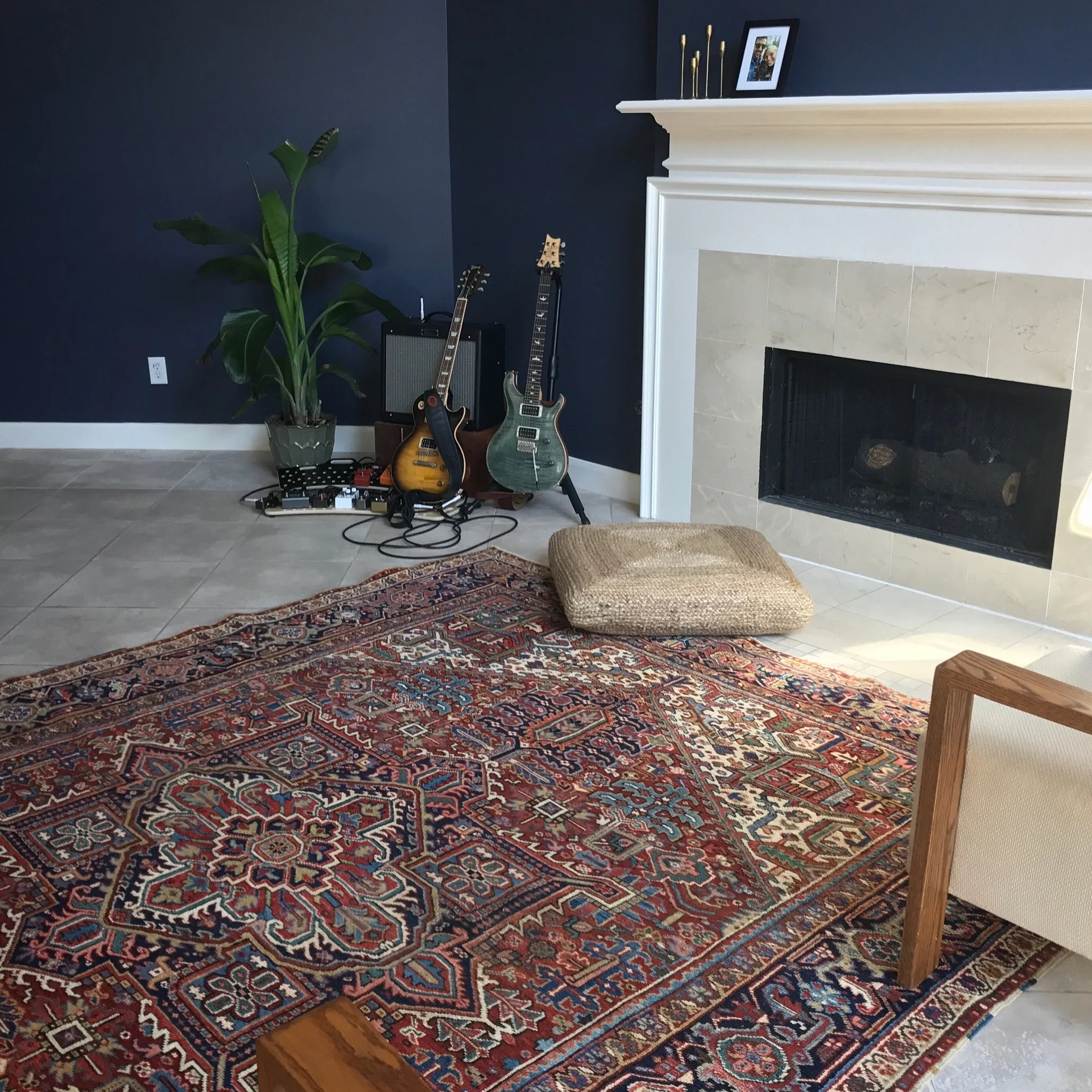 Blue Parakeet Rugs - Antique & Vintage Rugs