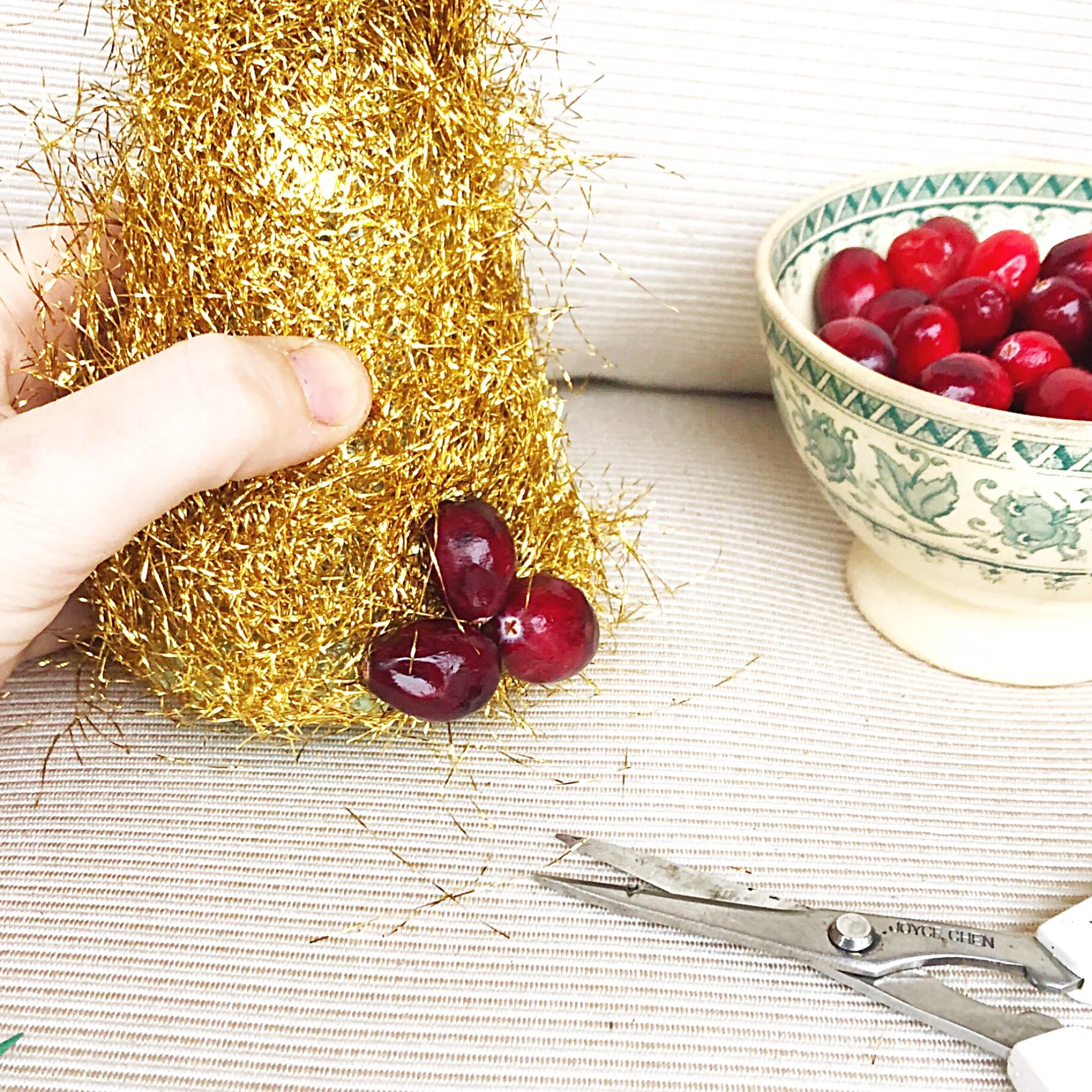 DIY Cranberry Topiary - Perfect for Your Last Minute Holiday Decor ...