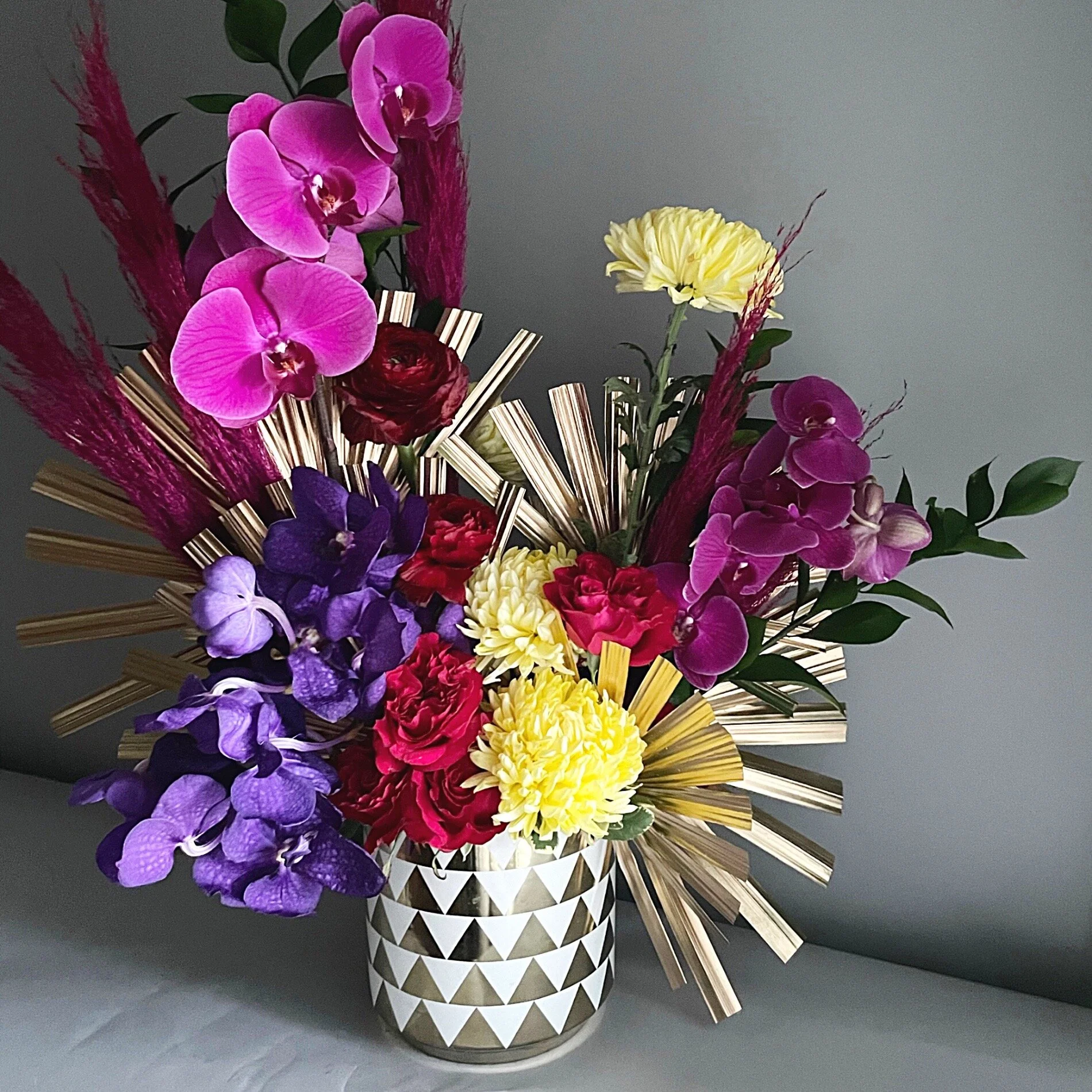 Rainbow Avant Garde Bouquets — Atelier Ashley Flowers