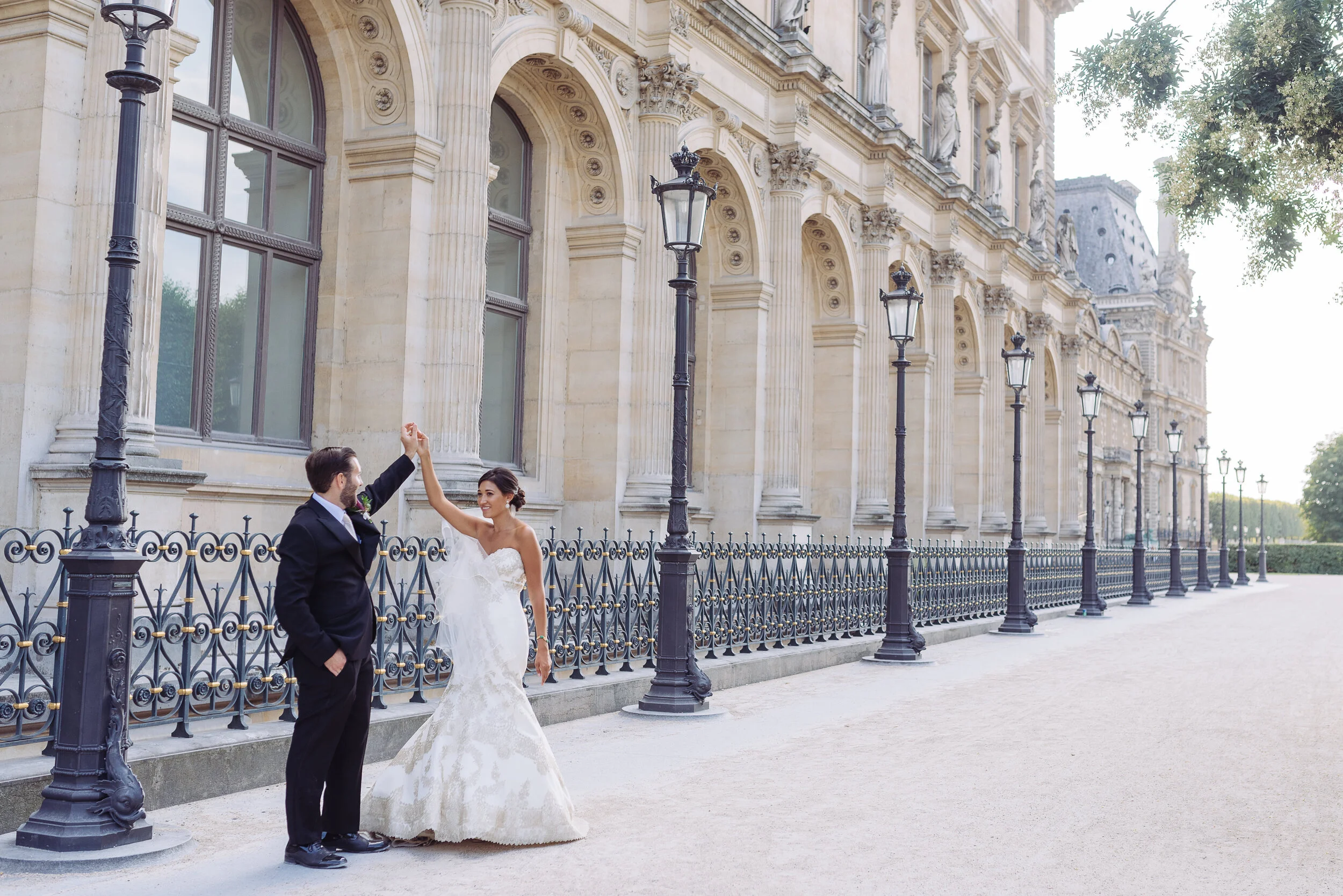 Paris Destination Wedding at the American Church in Paris with River ...