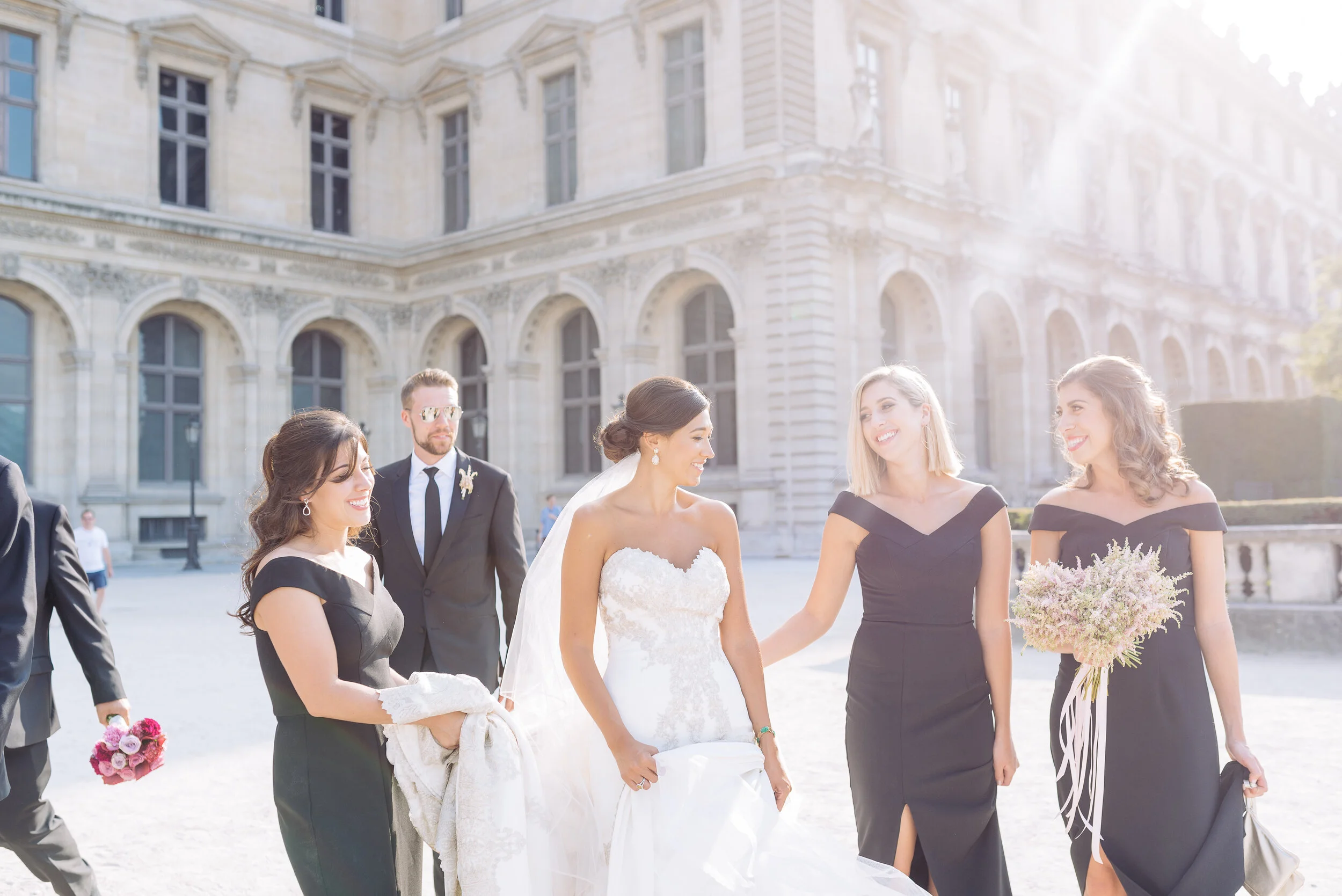 Paris Destination Wedding at the American Church in Paris with River ...